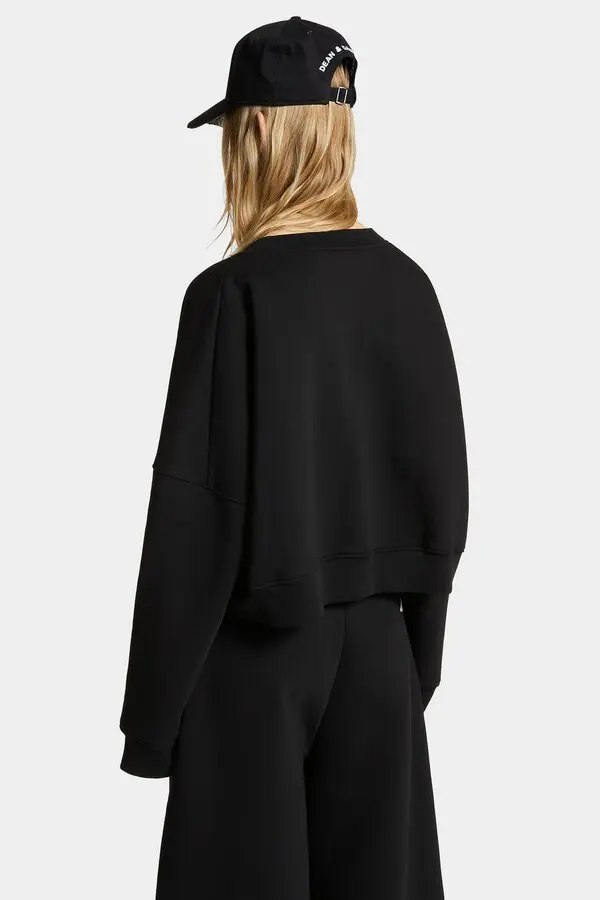 Dsquared2 Icon New Generation Onion Cropped Fit Crewneck