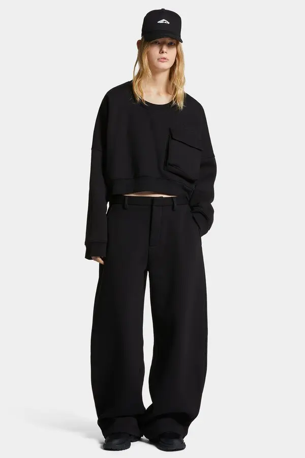 Dsquared2 Icon New Generation Onion Cropped Fit Crewneck
