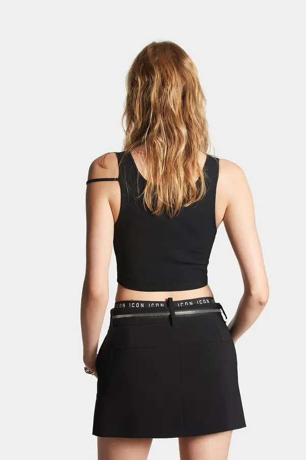 Dsquared2 Icon Knit Crop Top