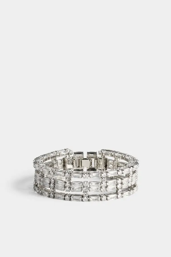 Dsquared2 Strass Bracelet - Silver