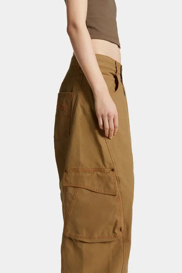 Dsquared2 Icon New Generation Stone Wash Twisted Aviator Cargo Pants