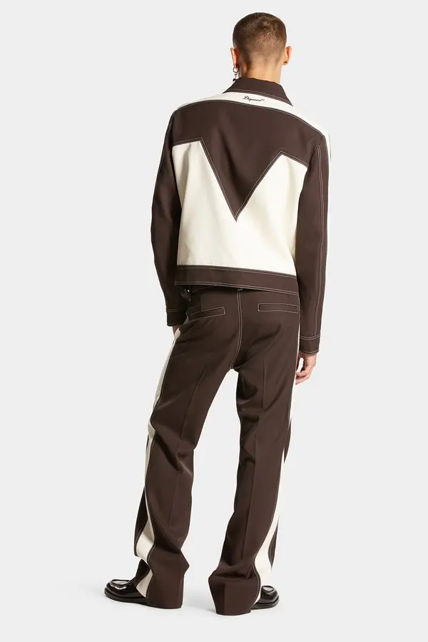 Dsquared2 Contrasting Stitch Tailored Trousers