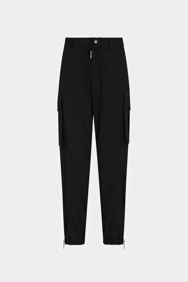 Dsquared2 Techno Nylon Cargo Pants - Black