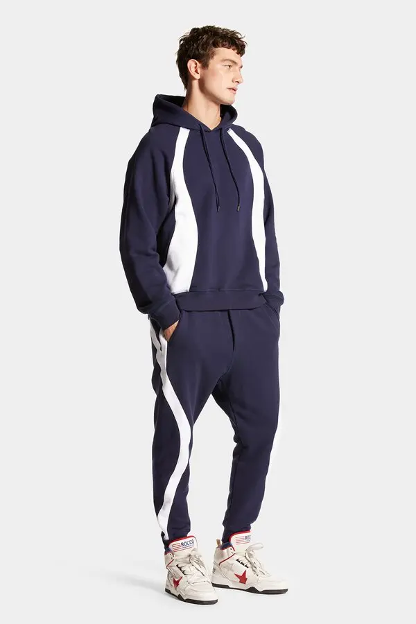 Dsquared2 Relaxed Fit Cotton Fleece Sweatpants
