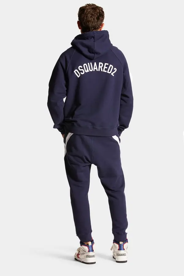 Dsquared2 Relaxed Fit Cotton Fleece Sweatpants