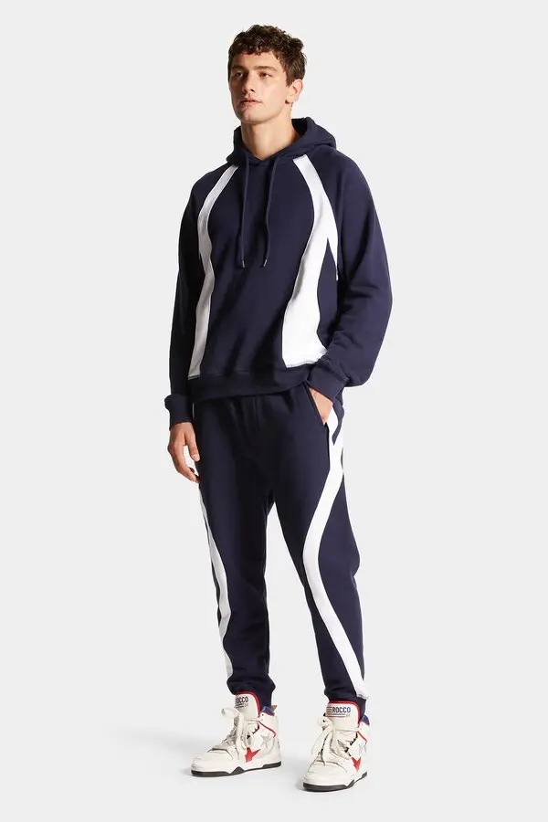 Dsquared2 Relaxed Fit Cotton Fleece Sweatpants