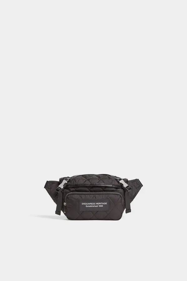 Dsquared2 Quilted Nylon Belt Bag - Black