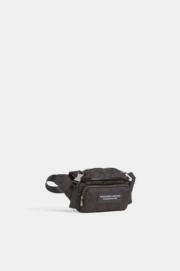 Dsquared2 Quilted Nylon Belt Bag - Black