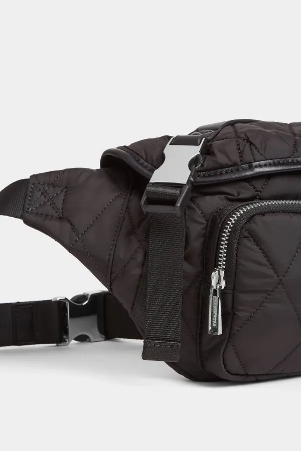 Dsquared2 Quilted Nylon Belt Bag - Black