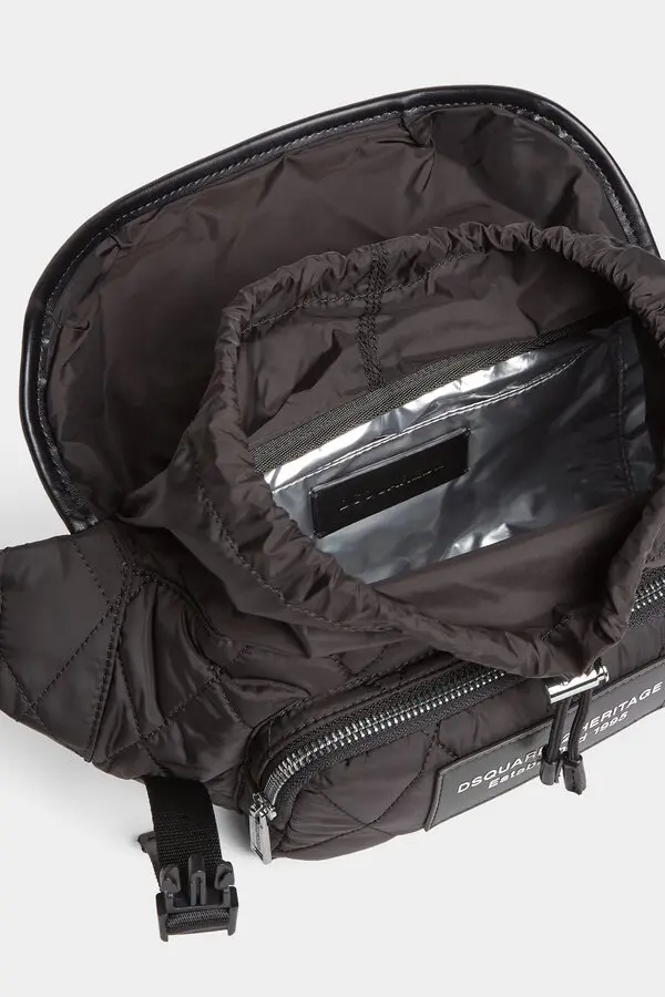 Dsquared2 Quilted Nylon Belt Bag - Black