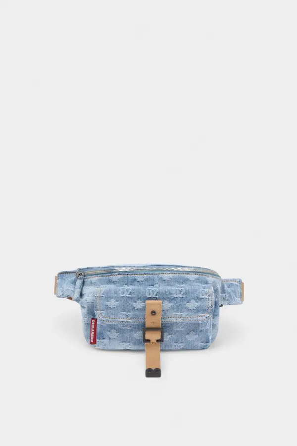 Dsquared2 Monogram Belt Bag - Light Blue