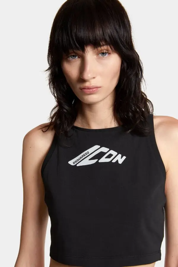 Dsquared2 Icon New Generation Cropped Tank Top