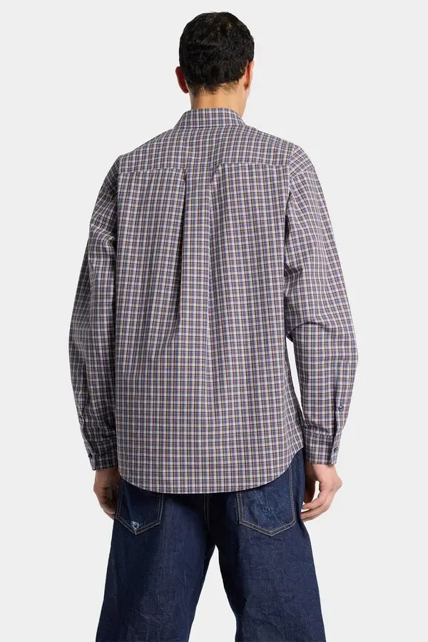 Dsquared2 Checked Shirt With Graphic Detail