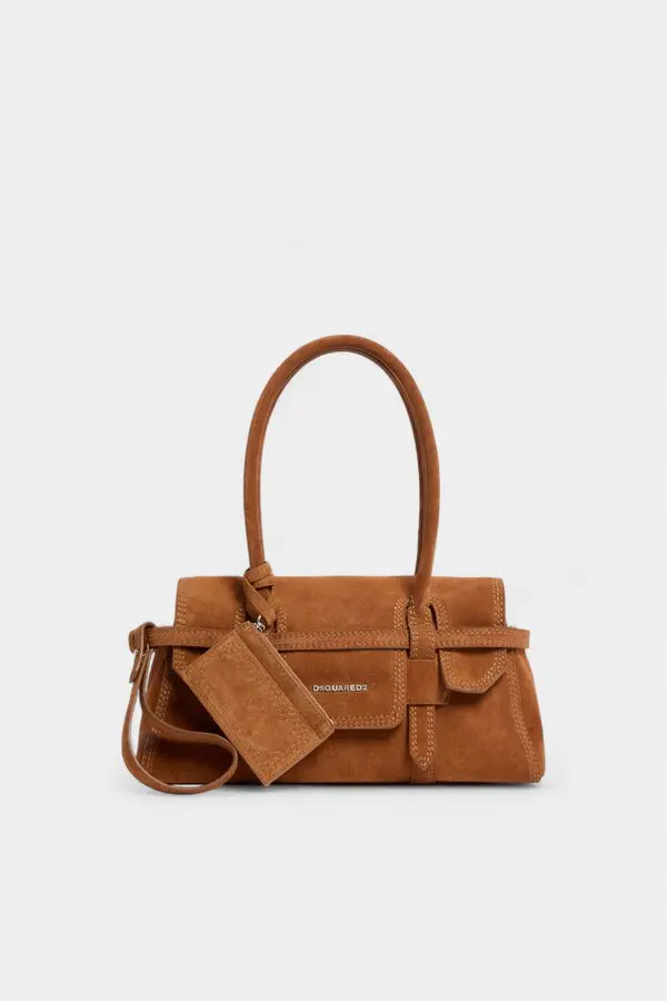 Dsquared2 Twin Shoulder Bag - Beige