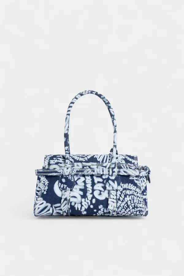 Dsquared2 Rebel Hibiscus Twin Shoulder Bag