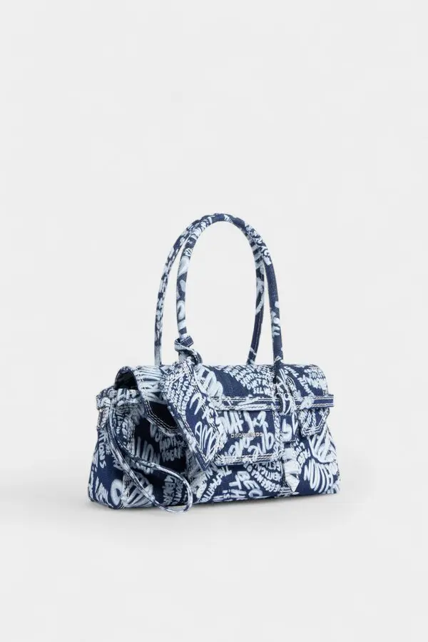 Dsquared2 Rebel Hibiscus Twin Shoulder Bag