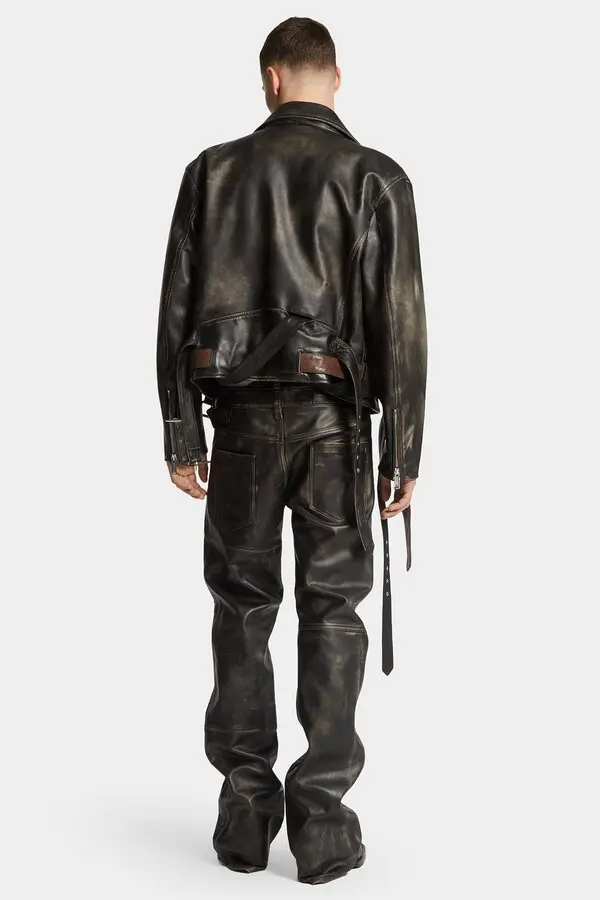 Dsquared2 Magliano X Freakkettone Leather Pant