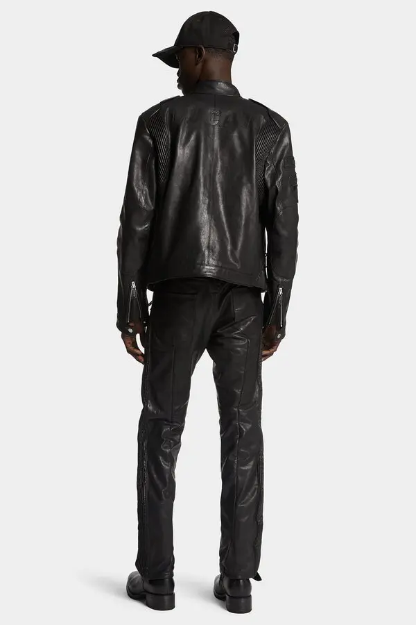 Dsquared2 Ducati X Straight Leg Sharpei Fit Biker Pant