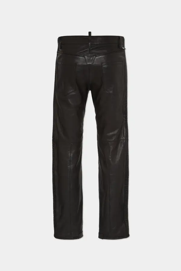 Dsquared2 X Ducati Leather Biker Pants