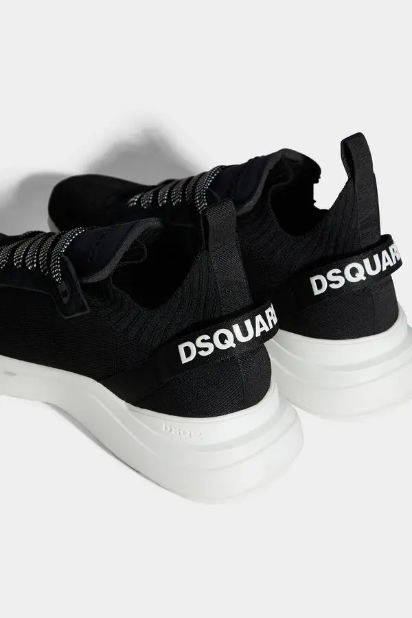 Dsquared2 Fly Sneakers With Embossed Logo Sole