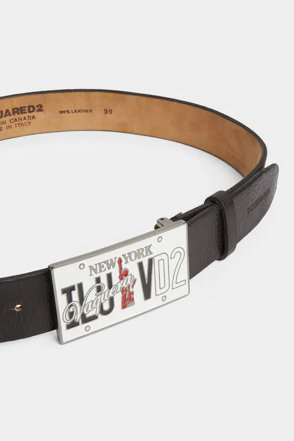 Dsquared2 Vaquera X Plaque Belt
