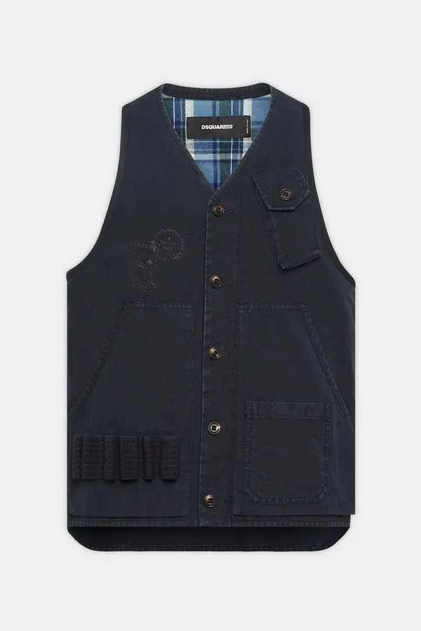 Dsquared2 Cotton Utility Vest