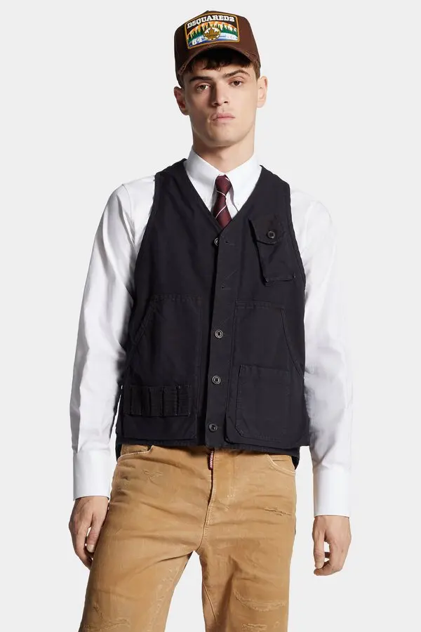 Dsquared2 Cotton Utility Vest