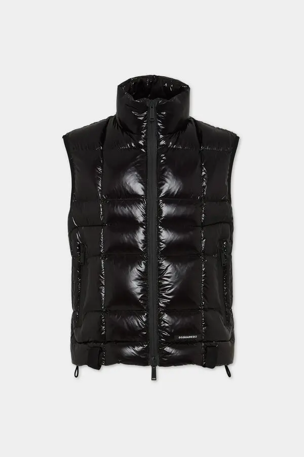 Dsquared2 Quilted Puffer Vest - Black
