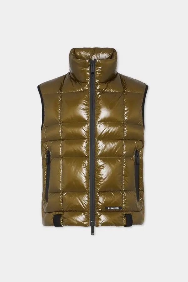 Dsquared2 Quilted Puffer Vest - Green