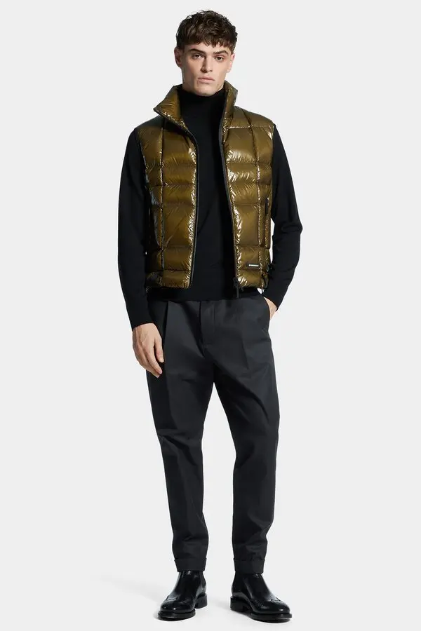 Dsquared2 Quilted Puffer Vest - Green