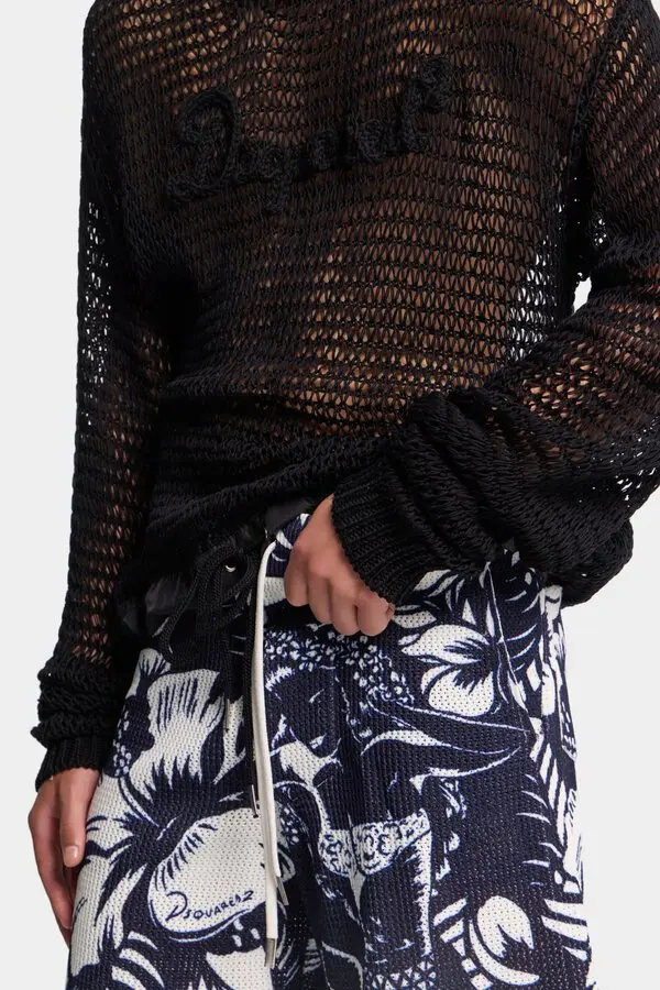 Dsquared2 Dancing Flowers Knit Shorts