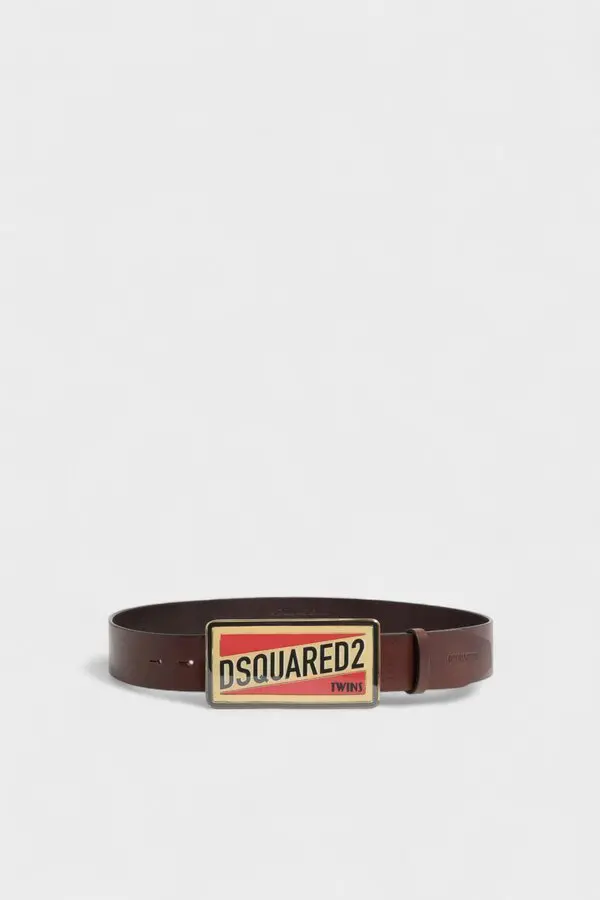 Dsquared2 Logo Plaque Belt
