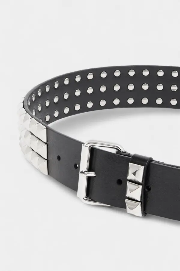 Dsquared2 Allover Studs Buckle Belt