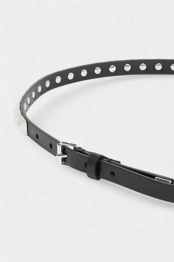Dsquared2 Allover Studs Buckle Belt