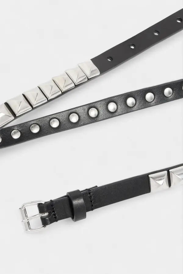 Dsquared2 Allover Studs Buckle Belt