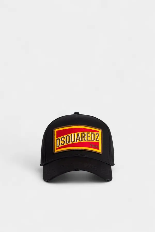 Dsquared2 Embroidered Logo Baseball Cap - Black