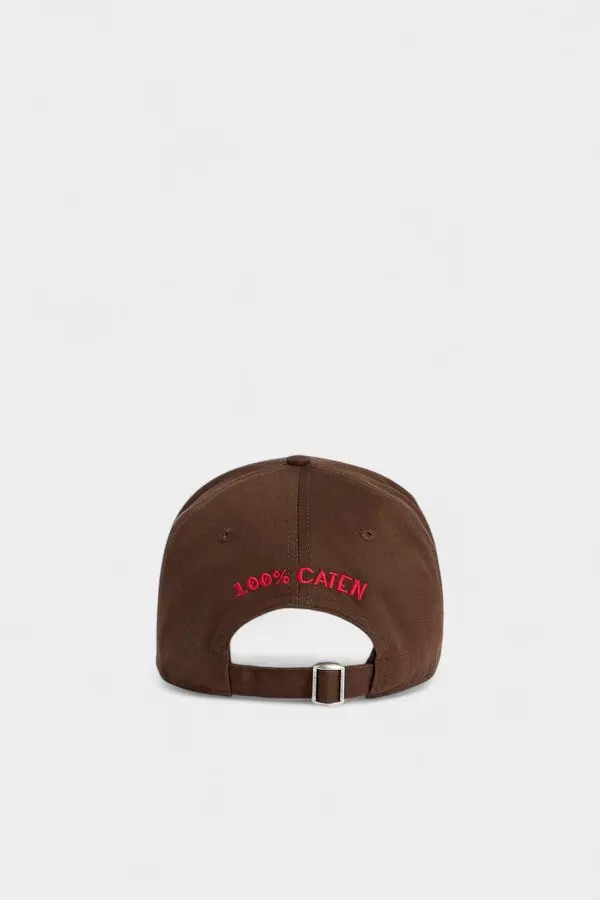 Dsquared2 Embroidered Logo Baseball Cap - Brown