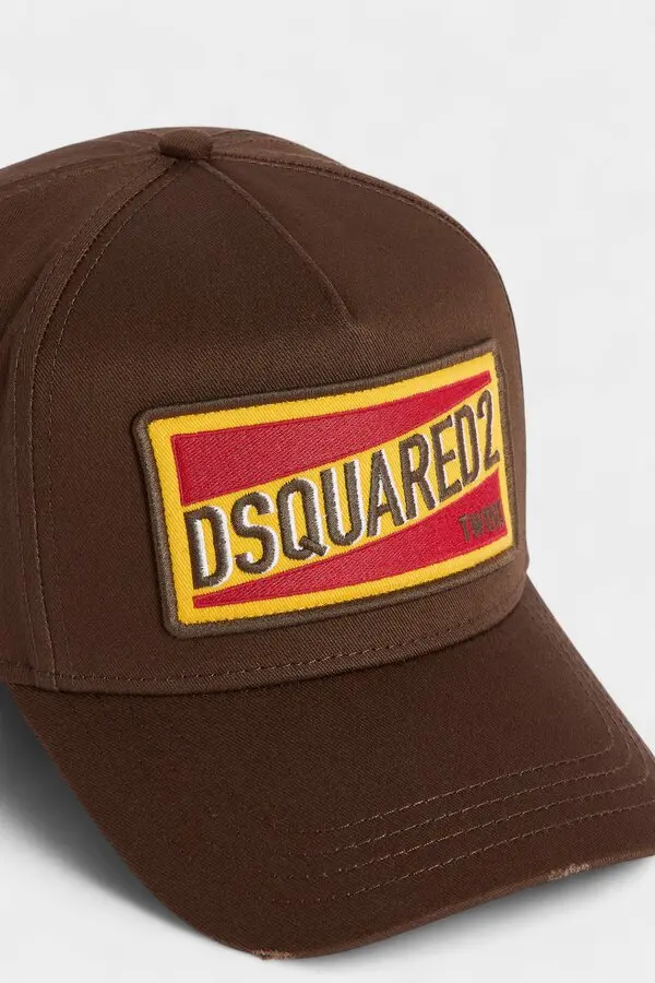 Dsquared2 Embroidered Logo Baseball Cap - Brown