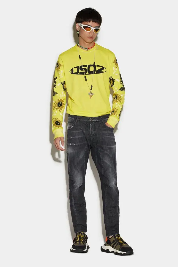 Dsquared2 Tidy Biker Jeans - Black