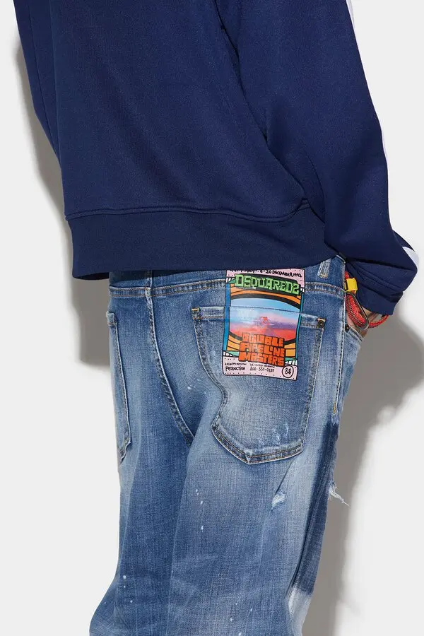 Dsquared2 Medium Square Wash Big Brother Jeans