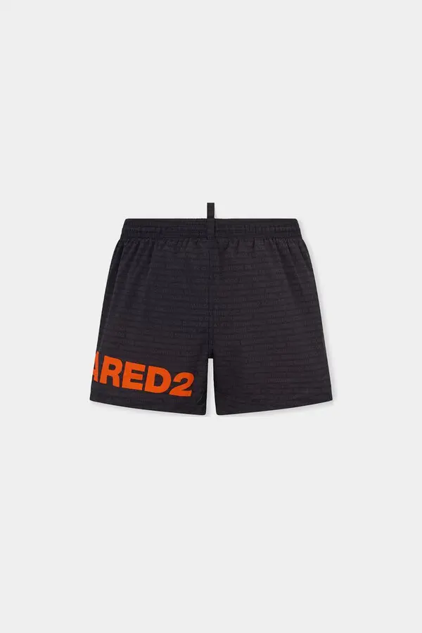 Dsquared2 Logo Midi Swim Boxer - Blue