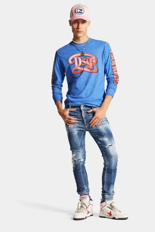 Dsquared2 Medium Coral Springs Wash Super Twinky Jeans