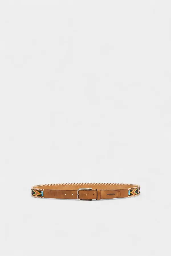 Dsquared2 Braids & Beads Buckle Belt