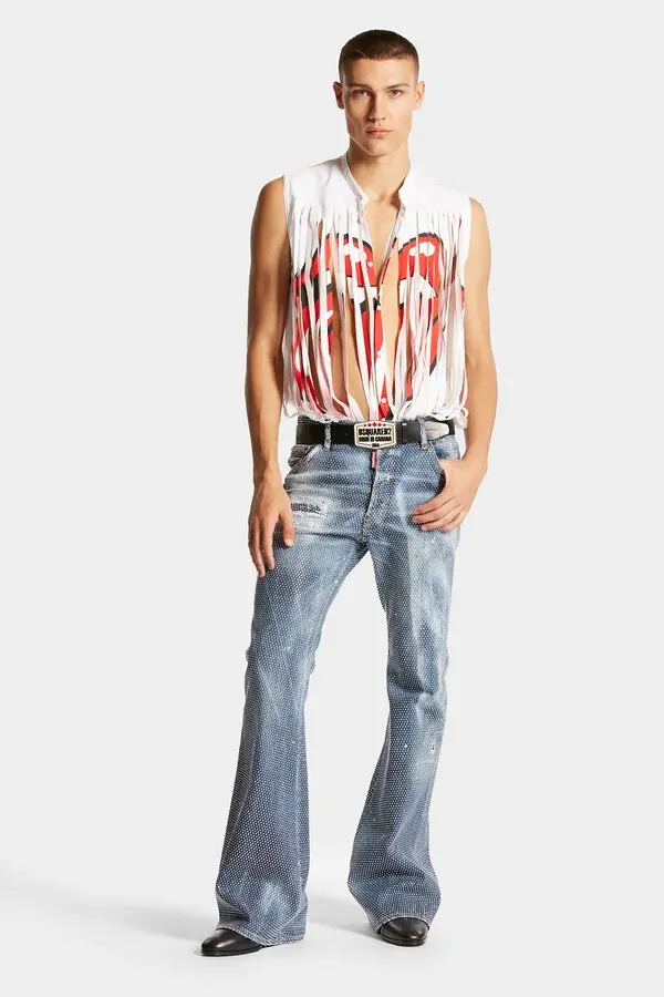 Dsquared2 Hollywood Wash Bob Jeans
