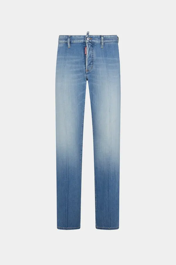 Dsquared2 Rocco Light Wash Denim Jeans - Blue