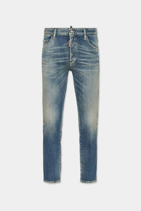 Dsquared2 Medium Wash Skater Jeans - Blue