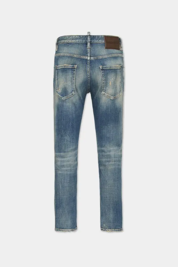 Dsquared2 Medium Wash Skater Jeans - Blue
