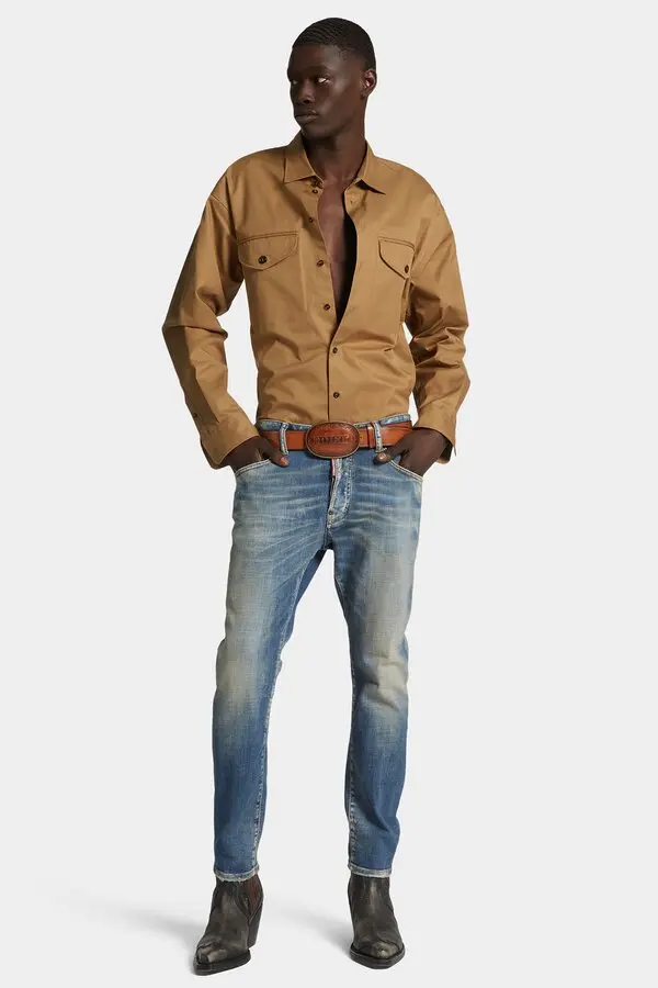 Dsquared2 Medium Wash Skater Jeans