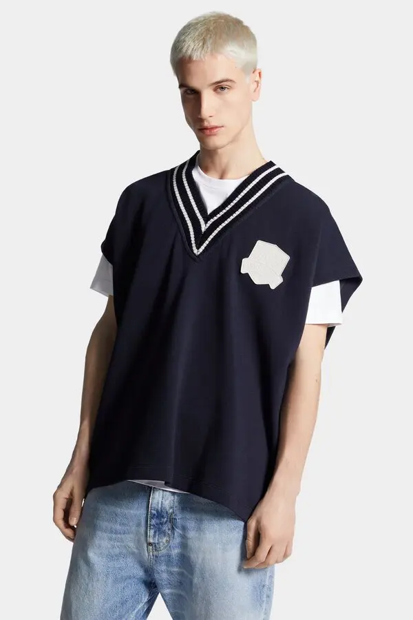 Dsquared2 V-neck Crest Vest