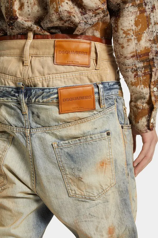 Dsquared2 Layered Bootcut Jeans